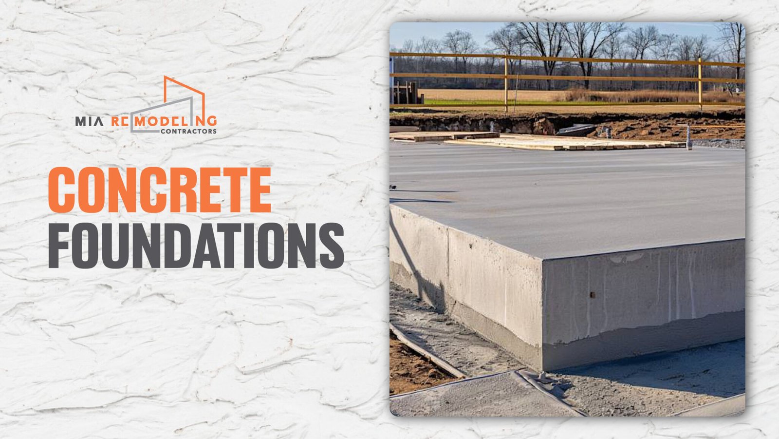 Concrete Foundations North Miami Beach | Mia Remodeling Contractors