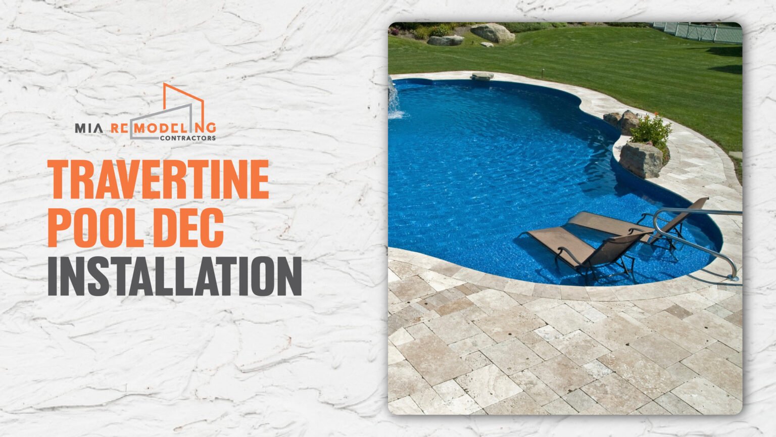 Travertine Pool Deck Installation North Miami Beach | Mia Remodeling